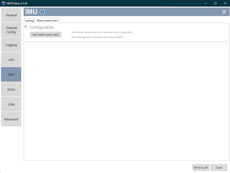 5 5 Imu Menu Racelogic Support Centre