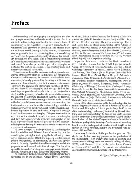 Carbonate Sedimentology And Sequence Stratigraphy Concepts In