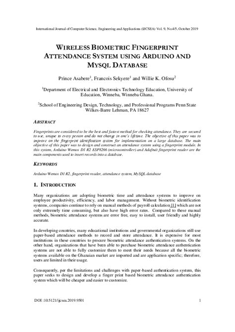 Biometric Fingerprint Attendance System Project Free Download Vicalite