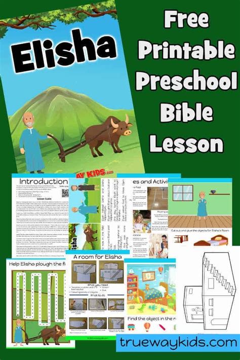 Free Printable Elisha Activities
