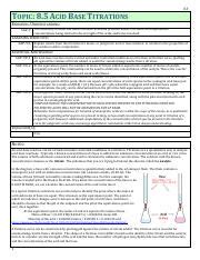Understanding Acid-Base Titrations: Exploring Equivalence Points | Course Hero
