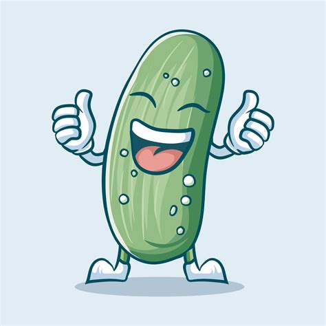 Pickle Vector Character Illustration Art 38927482 Vector Art At Vecteezy