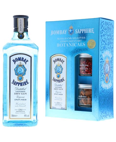 Bombay Sapphire + Botanicals, in gift box, 0.7 L ( Бомбей Сапфир ...