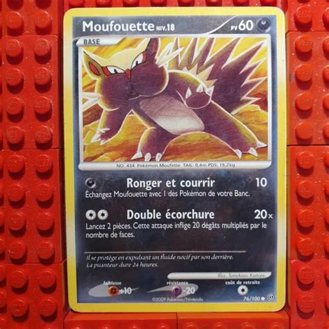 CARTE POKÉMON DIAMANT Perle Tempête 76 100 moufouette EUR 2 50