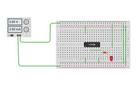 Circuit Design Not Using Nand Gate Tinkercad