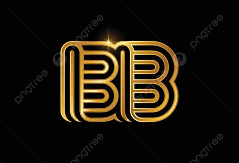 具有組合線和 Bb 字母徽標的創意字母設計模板 向量 设计 徽 類型向量圖案素材免費下載，png，eps和ai素材下載 Pngtree