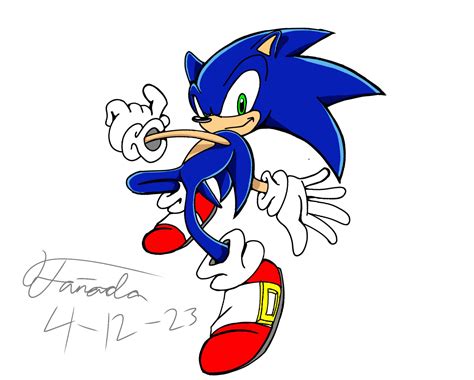 Sonic Posing 1 By Eggru On Deviantart