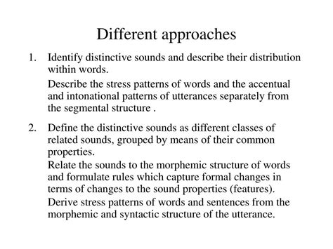 Ppt Phonological Theories Powerpoint Presentation Free Download Id