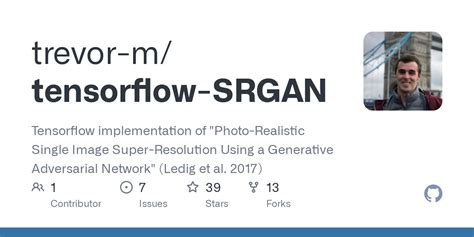 GitHub Trevor M Tensorflow SRGAN Tensorflow Implementation Of Photo