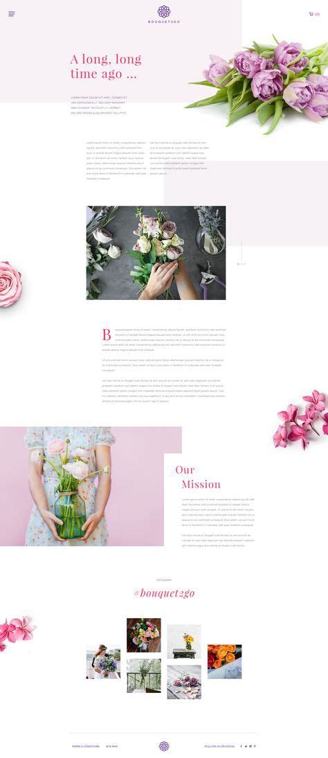 Best Flower Shop E Commerce Website Designs Images Web Design Inspiration Design Website
