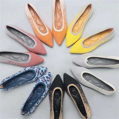 Sapatos Baixos Respir Veis Casuais Para Mulheres Antiderrapante Sola De