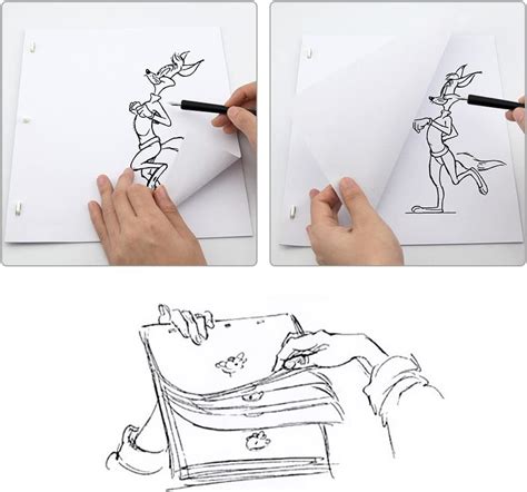 Buy Owfeel Animation Paper Flip Book Kit With Holes Animation