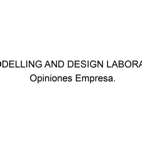 Opiniones 3d Modelling And Design Laboratory 936307963