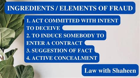 Fraud In Contract Law Keto And Low Carb