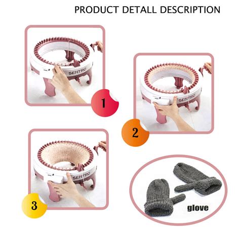 Smart Weaver Knitting Kit Machine Oversized 48 Hand Crank Diy Wool