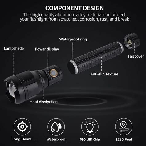 Lbe Rechargeable Flashlight Review Emergency Solar Chargers