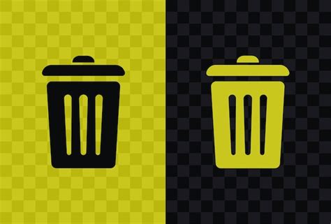Premium Vector Trash Or Delete Button