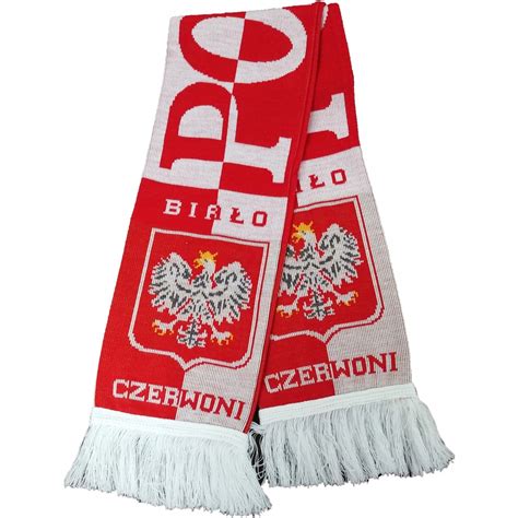 SZALIK REPREZENTACJI POLSKI DWUSTRONNY 12701817628 Oficjalne