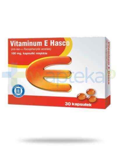 Vitaminum E 100mg 30 kapsułek Hasco cena opinie Wapteka pl