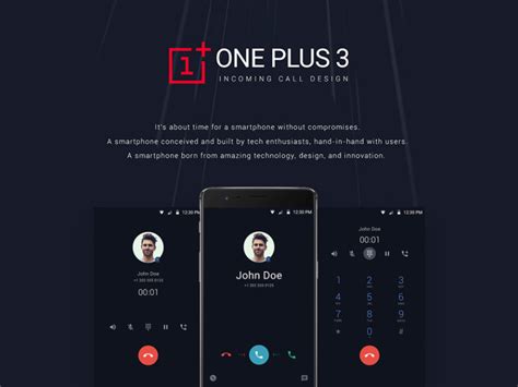 Oneplus 3 Incoming Call Ui Design Pafpic