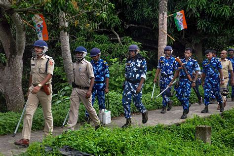 Bengal Panchayat Poll Violence Bjp Alleges Central Forces