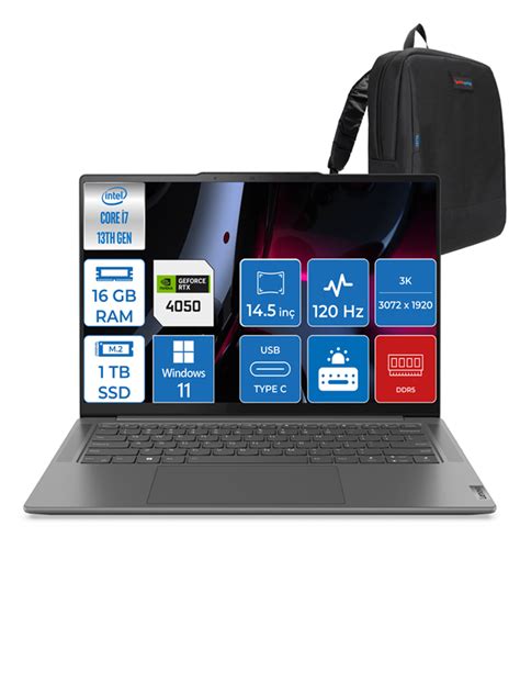 Lenovo Yoga Pro IRH Intel Core I H GB LPDDR TB SSD GB RTX IPS K Dolby