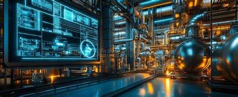 A State Of The Art Industrial Factory Featuring Cutting Edge Technology