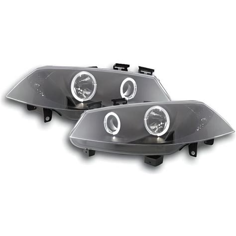 Paire De Feux Phares Avant Renault Megane 2 Berline 2003 2006 Angel