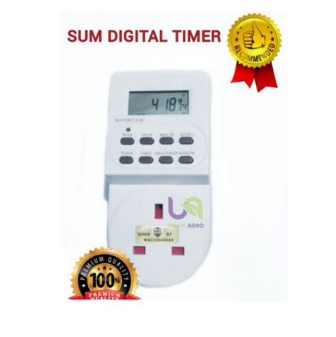SUM DIGITAL TIMER WITH SIRIM Umam Agro