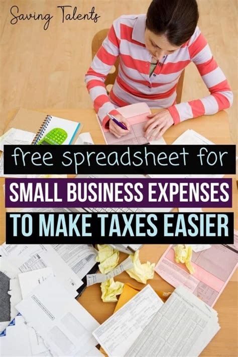 Small Business Expense Spreadsheet 5 Free Templates Worksheets Library