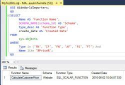 Search And Find User Defined Function UDF By Name In SQL Server My Tec Bits