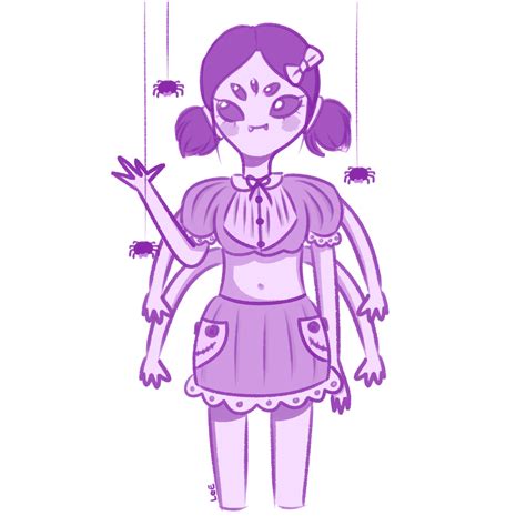 I Drew A Muffet If You Look Closely The Tiny Spiders Are Wearing Bow
