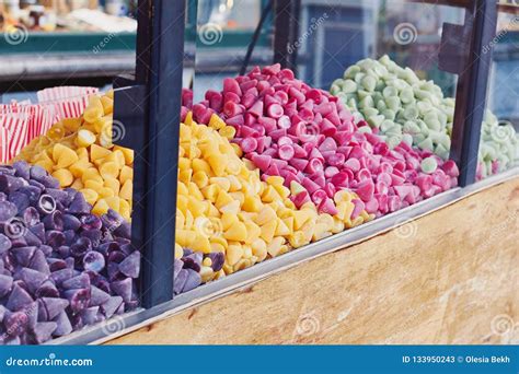 Traditional Cone Shaped Belgian Candy Called Cuberdon Stock Image Image Of Food Stack 133950243