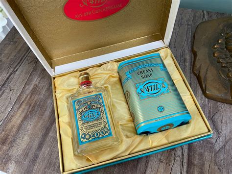 Vintage House Of 4711 T Set Cologne And Cream Soap In Original Box