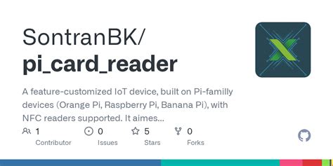 github sontranbk pi card reader a feature customized iot device
