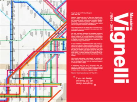 Massimo Vignelli Magazine Layout By Alexandra Steyn On Dribbble