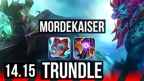Mordekaiser Vs Trundle Top 65 Winrate 513 Euw Master 1415