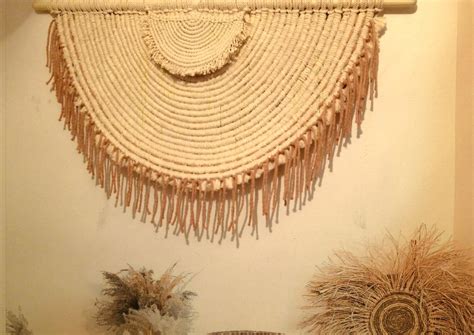 Large Half Circle Macrame Wall Hanging I Make This