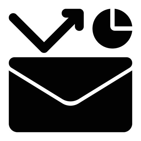 Bounce Rate Email Analysis Glyph Solid Icon 55915244 Vector Art At