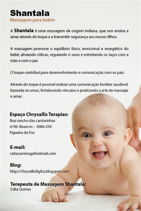 Espaço Chrysallis Projetos Na Área Da Saúde Shantala Massagem Para
