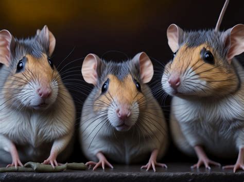 Premium Ai Image Portrait Of Cute Rats