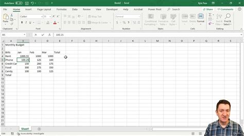 Working With Numeric Data In Excel Youtube