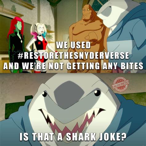 Even Harley Quinn And King Shark Want To Restore The Snyderverse