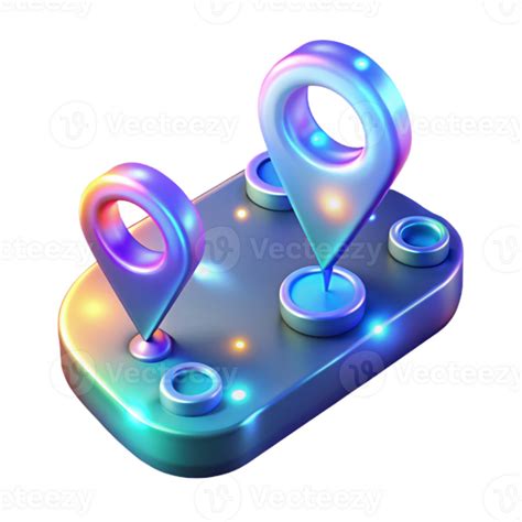Stunning Creative 3d Colorful Location Pins Illustration Genuine