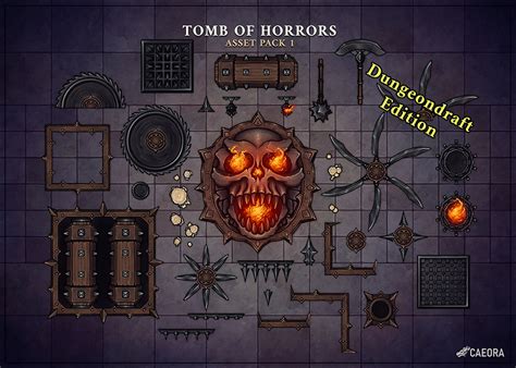 Tomb Of Horrors Pack For Dungeondraft Dnd Devils Pit Map Dnd Pit Of