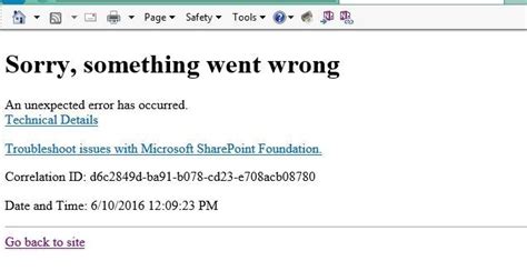 Sharepoint Foundation Server Error In Application Runtime Error