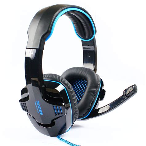 Sades Stereo Surround Headset USB Headband PC Laptop Pro Gaming Microphone
