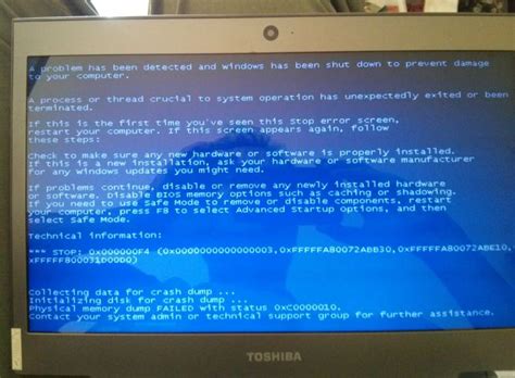 Blue Screen 0x000000F4 0x0000000000000003 Microsoft Community