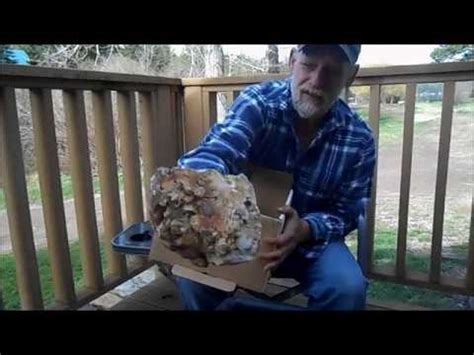 Crushing Quartz Gold Ore From A Lode Mine Youtube