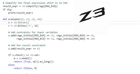 Using Z3 With Ida To Simplify Arithmetic Operations In Functions
